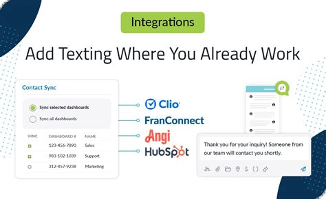 Sms Integrations Add Texting Where You Already Work
