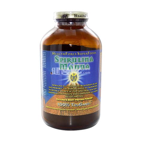 Healthforce Nutritionals 甘露螺旋藻提取物蛋白粉476克甘露螺旋藻提取物蛋白粉 说明书作用效果价格