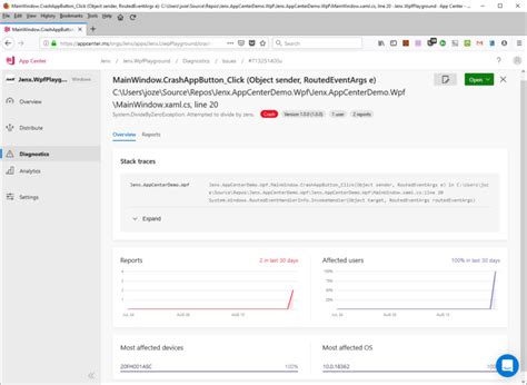 App Center And Wpf Jenxsi