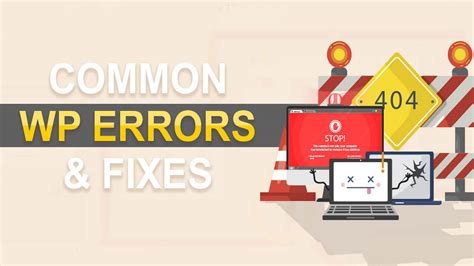 common wordpress errors and how to fix them