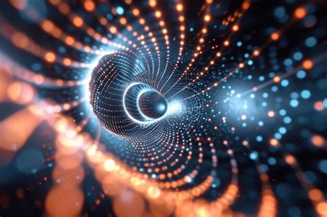 Premium Photo This Computer Generated Image Depicts A Black Hole