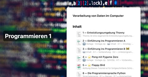 Programmieren 1
