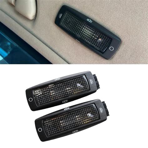 Black Rear Reading Map Dome Light Ceiling Lamp 3b0947291 For Vw Golf