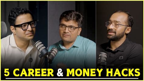 5 career and money hacks ft rishabh jain lla and ankit awasthi youtube