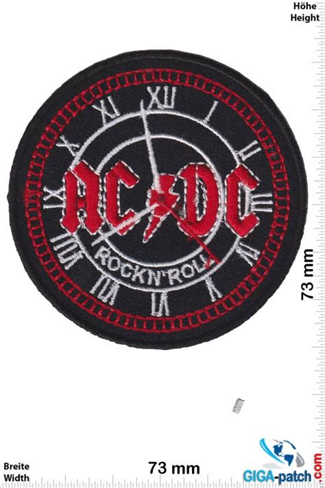 Ac Dc Patch Aufnäher Aufnäher Shop Patch Shop Größter