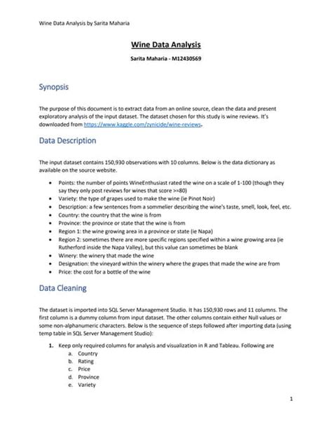 Wine Quality Analysis Using Machine Learning Ppt