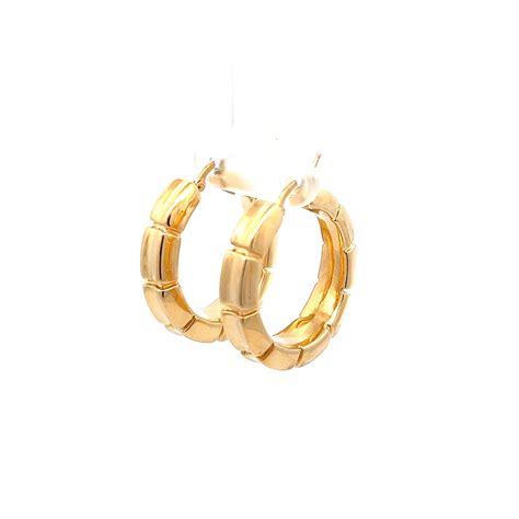 Hoop Earrings 18k Yellow Gold Acme Jewelry
