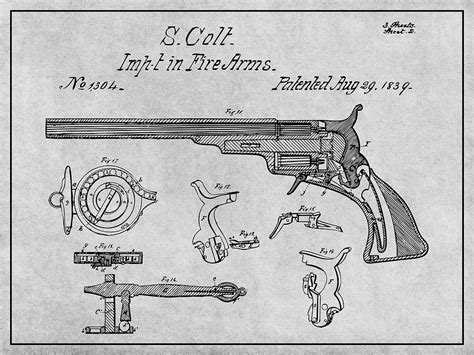 Samuel Colt First Revolver