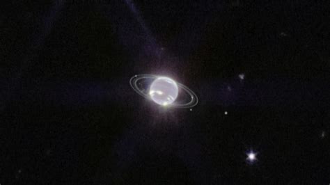 Neptune's rarely seen rings shine in new James Webb telescope images
