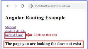 Wildcard Route In Angular Application Dot Net Tutorials