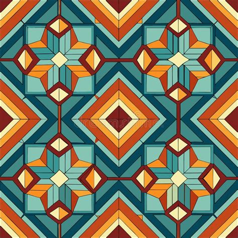 Pattern Of Symmetrical Shape Seamless Pattern Suitable For Wallpaper