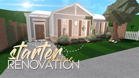 Bloxburg | Starter House Renovation | 25k | Speedbuild - YouTube