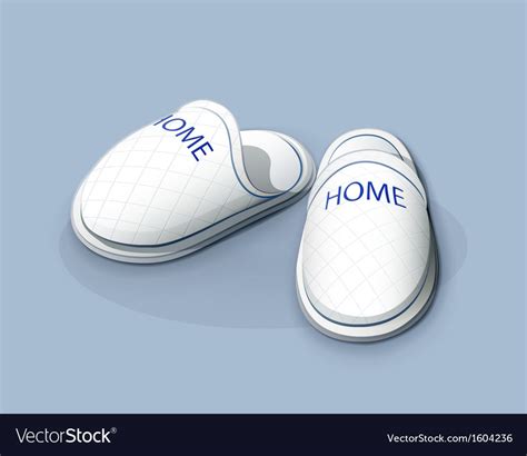 Slippers Royalty Free Vector Image Vectorstock