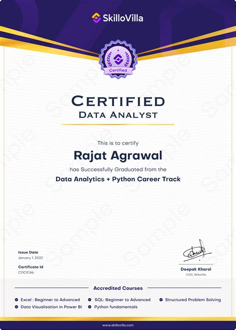 Become A Data Analyst With Our Career Tracks Skillovilla