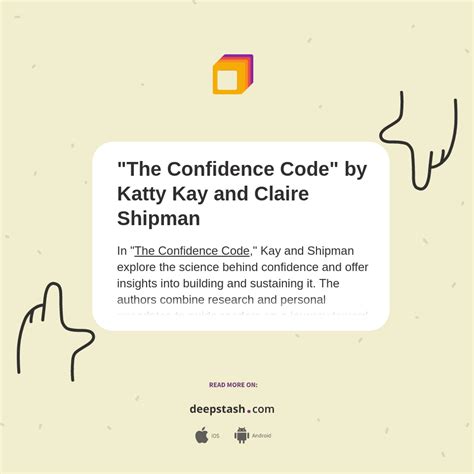 the confidence code by katty kay and claire shipman deepstash