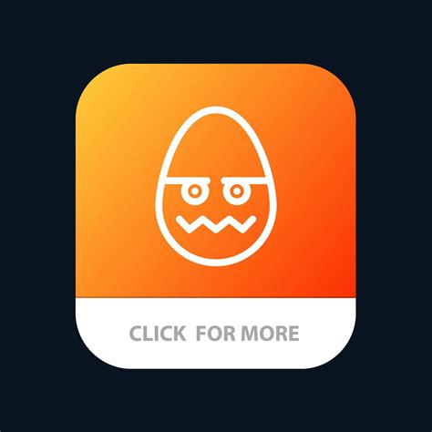 Celebration Decoration Easter Egg Mobile App Button Android And Ios
