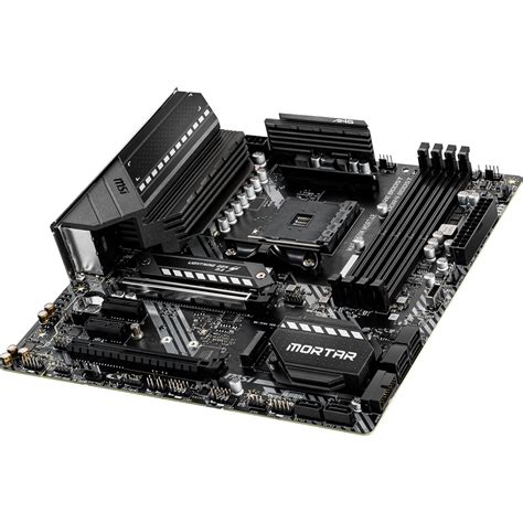 MSI MAG B550M Mortar AMD B550 So.AM4 Dual Channel DDR4 mATX Retail ...