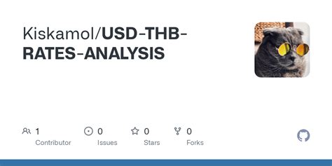 Github Kiskamol Usd Thb Rates Analysis