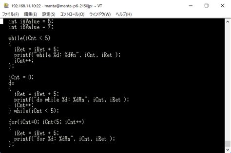 C言語の繰り返し構文 while do while for の解説と応用 水瓶座列車