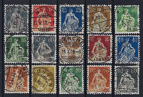 LUXUS Vollstempel Lot Helvetia Mit Scwert Kaufen Auf Ricardo