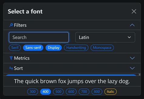 Bootstrap 5 Font Picker For Google And System Fonts CSS Script
