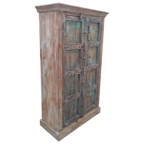Armoire En Bois Marron Finition Artisanale Leroy Merlin