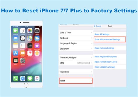 Easy Ways To Reset Iphone 7 7 Plus To Factory Settings Without Itunes Easeus