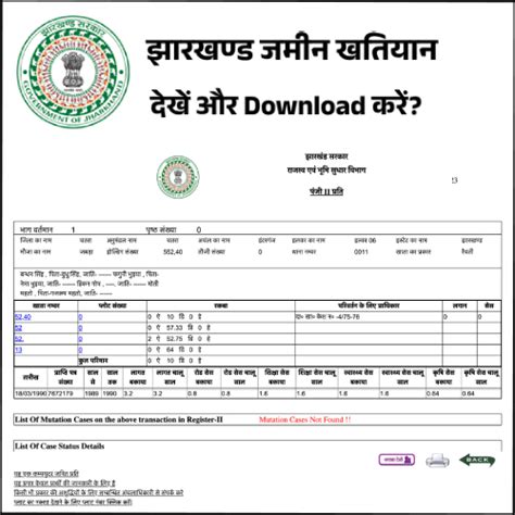 झरखड खतयन ऑनलइन दख और डउनलड कर Free म Jharkhand Land Records Gyani Bandar