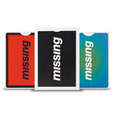 Missing Base Playing Cards By Missing Tcc Playing Cards