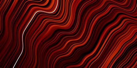 Dark Orange Vector Background With Wry Lines 1956818 Vector Art At Vecteezy