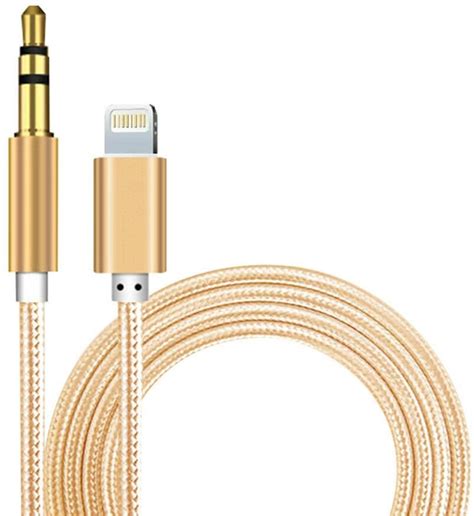 Кабель Value AUX Lightning - 3pin Audio 3.5 мм 1 м Gold (S0991) – фото ...