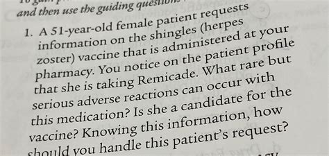 Get Answer A 51 Year Old Female Patient Requests Information On The