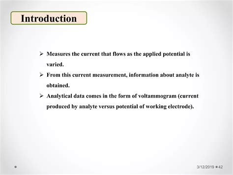 Electroanalytical Methods Of Analysis Pptx