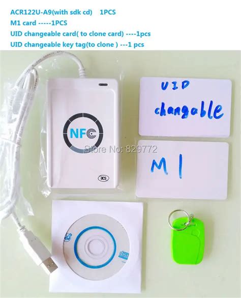 Nfc Acr122u Rfid Smartcard Acr 122u Smart Card Reader Writer With Uid