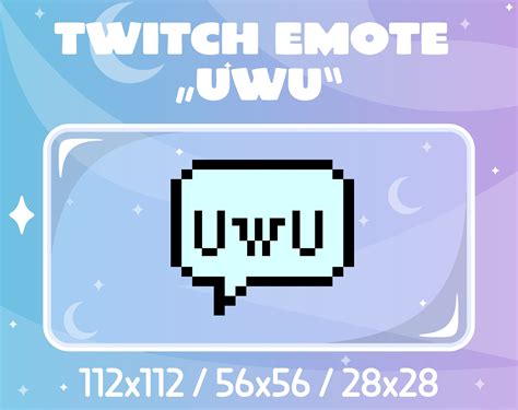 Twitch Emote Uwu Etsy