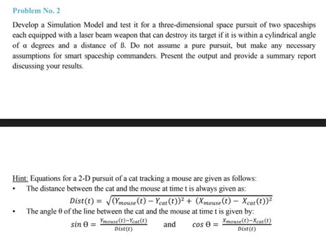 Problem No Develop A Simulation Model And Test It Chegg