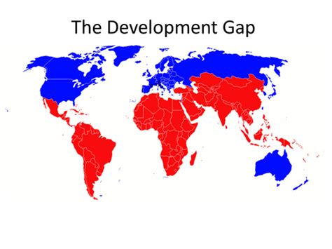 The Development Gap Teaching Resources