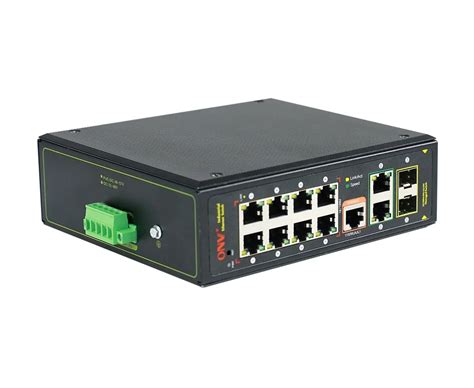 10 Ports 10 100m Gigabit Uplink Industrial Ethernet Fiber Switch