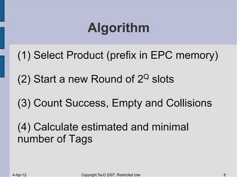 Protocol Optimizations Using Anonymous Epc Gen2 Inventories Ppt
