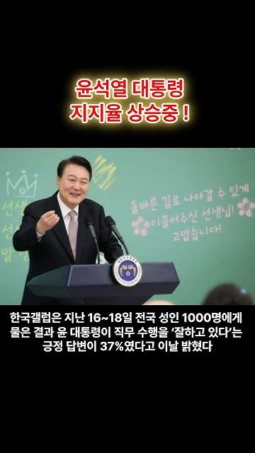 뉴스 윤석열 지지율 상승중 윤석열 Youtube