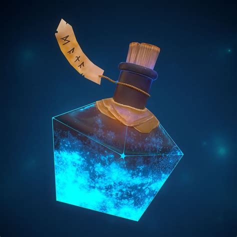 Mana Potion Potions Magic Art Bottle