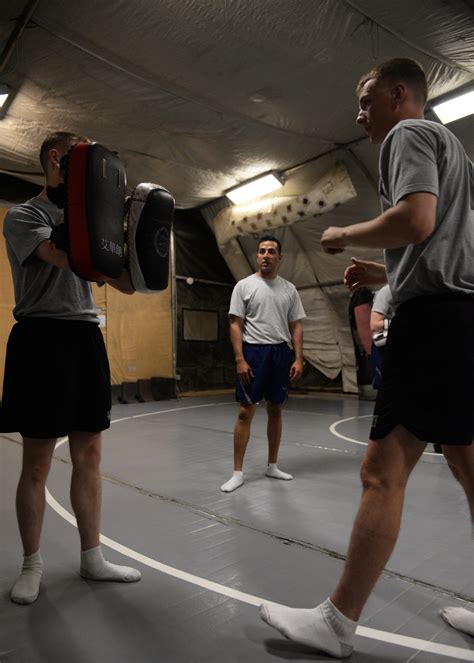 Security Forces Airman Teaches Combatives Promotes Self Defense In