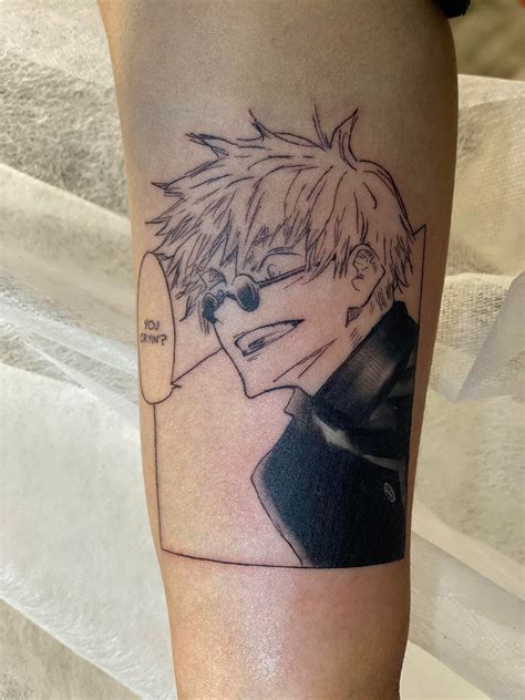 Got My Favorite Manga Panel Tatted Done By Baronartway On Instagram