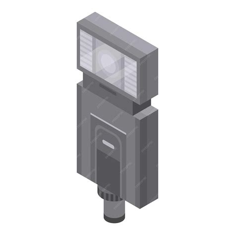 Premium Vector Camera Flash Icon Isometric Of Camera Flash Vector
