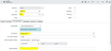 display multiple column values in reference variab servicenow