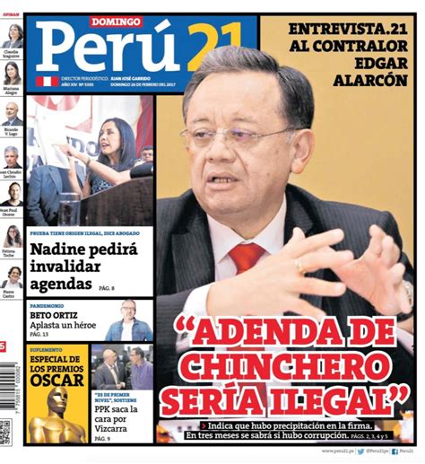 Econonoti 26022017 Portadas De Diarios De Lima