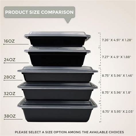 Klex Meal Prep Containers With Airtight Lids Bpa Free Reusable