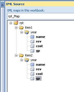 Multiple Excel Tables From Xml Mapping Stack Overflow