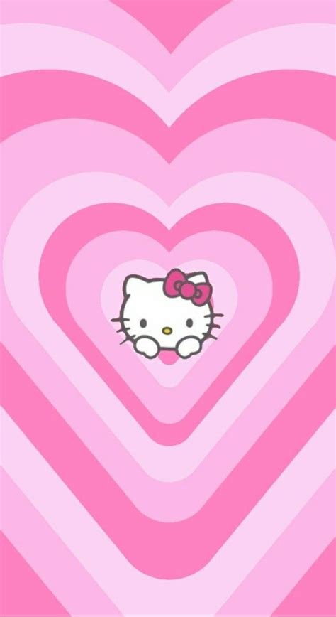 💗🤍Сердце обои🤍💗 🤍💗Хелоу Китти💗🤍 Pegatinas Bonitas Fondo De Pantalla De Anime Iphone Dibujos