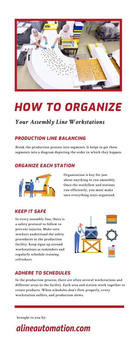 How To Organize Your Assembly Line Workstations A Line Automation